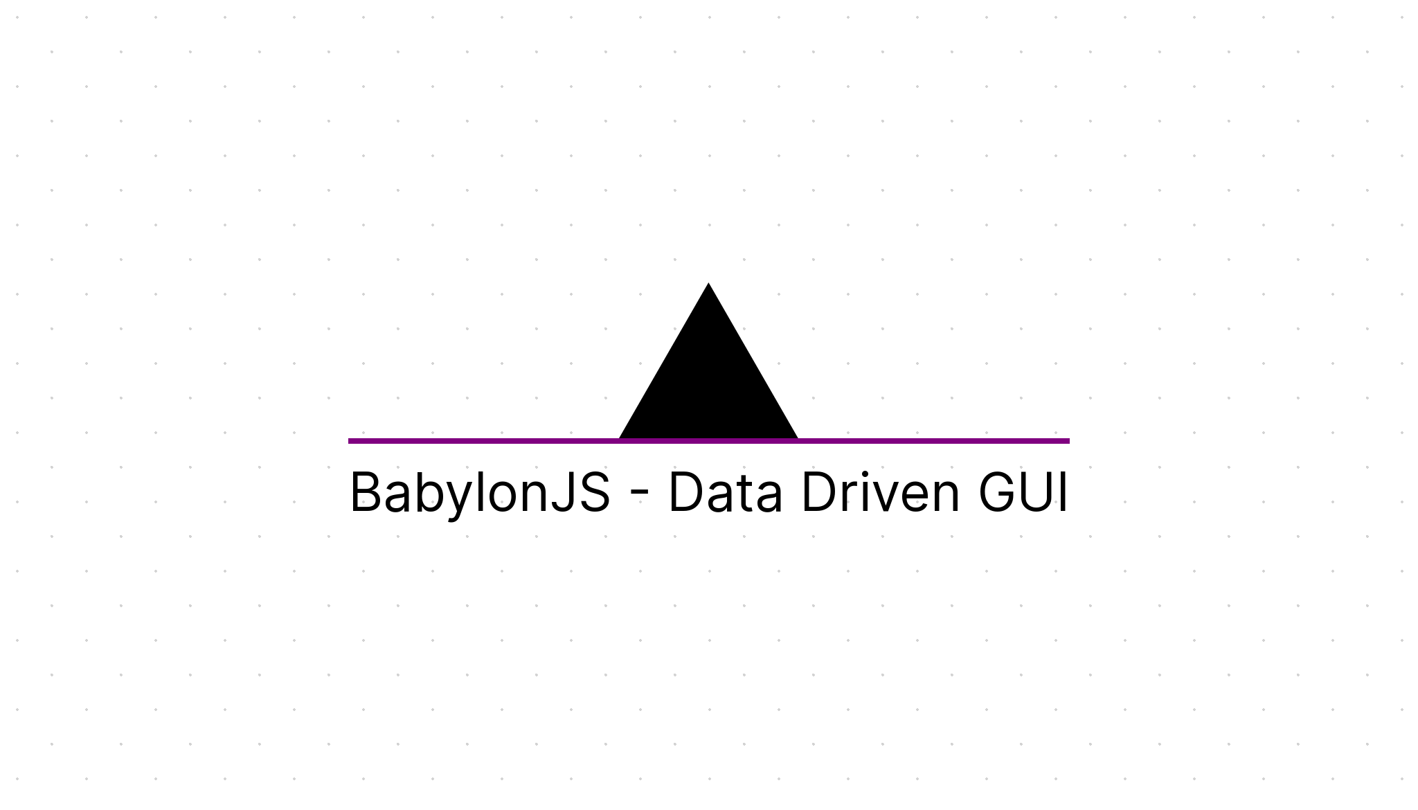 BabylonJS - Data Driven GUI | Cody's Personal Site